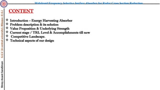 FSS Absorber for Energy Hasvesting application | PPTX
