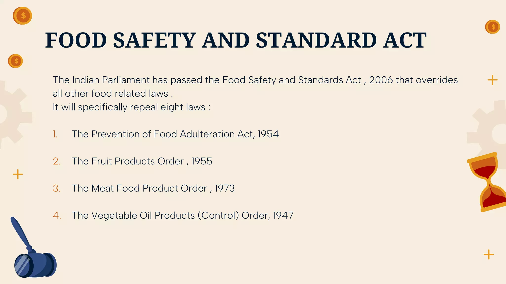 Food Safety and Standard Act.pptx | Food Industry | Industries