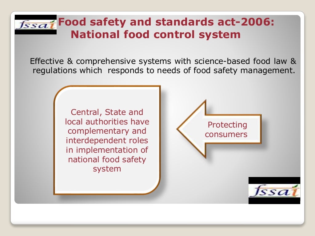 FOOD SAFETY AND STANDARDS AUTHORITY OF INDIA REGULATIONS 2011 I food-safety-and-standards-authority-of-india-regulations-2011-i