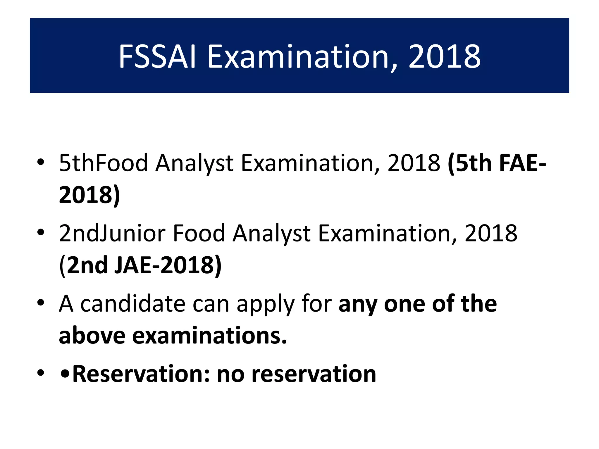 FSSAI exam How to prepare, Exam Criteria, Eligibility, Pattern. | PPTX