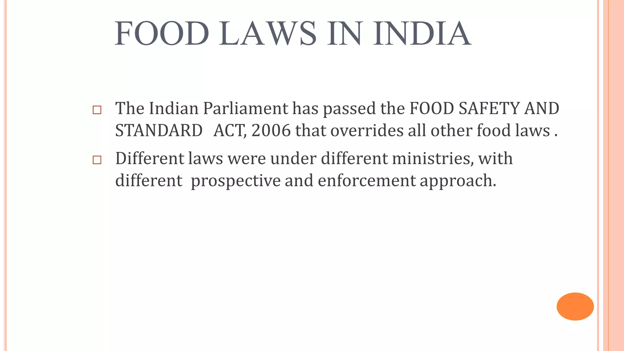 Food safety standard authority of India | PPTX
