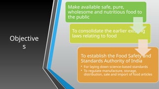 Food Safety and Standards Act 2006 (FSSAI) for D. pharm.pptx