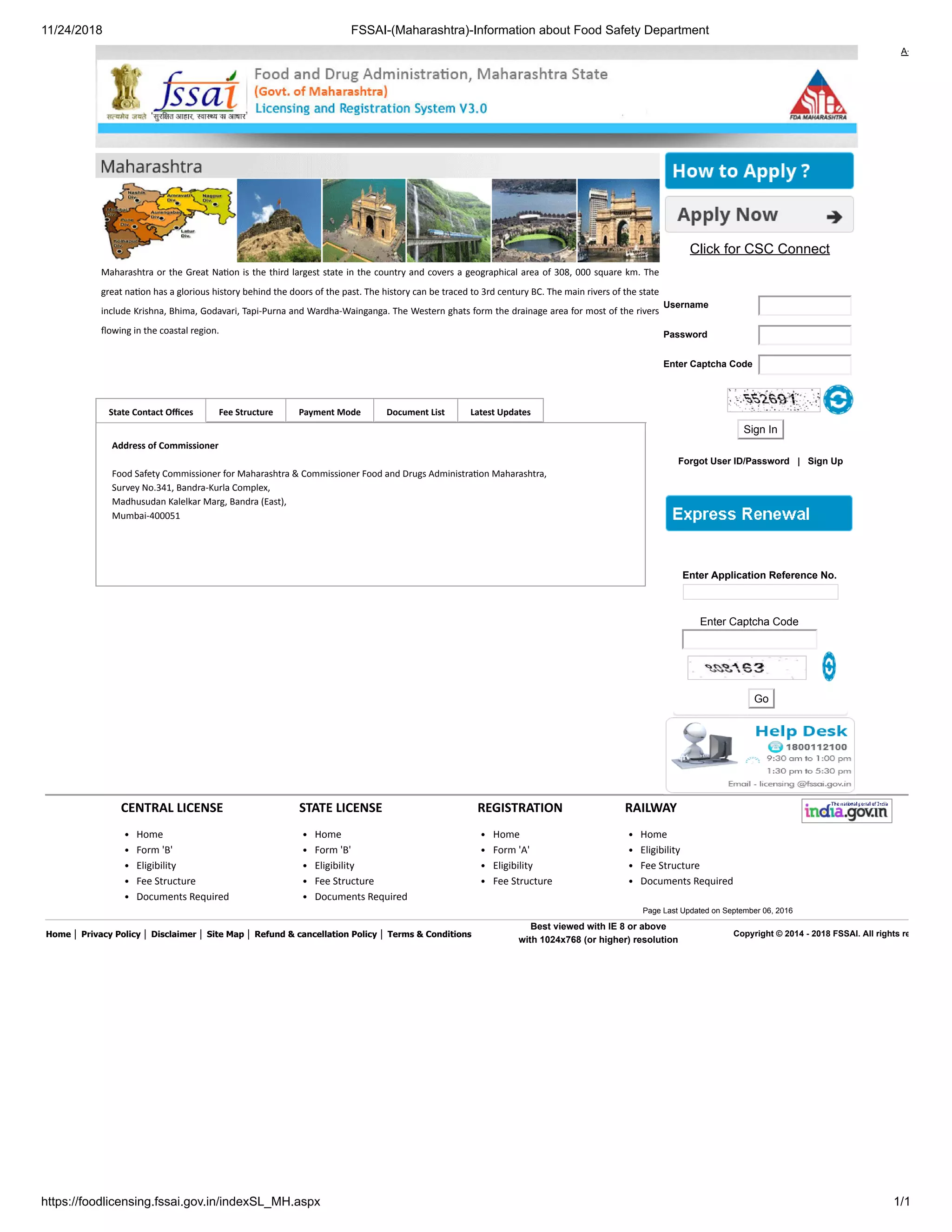 Fssai (maharashtra)-information about food safety department | PDF