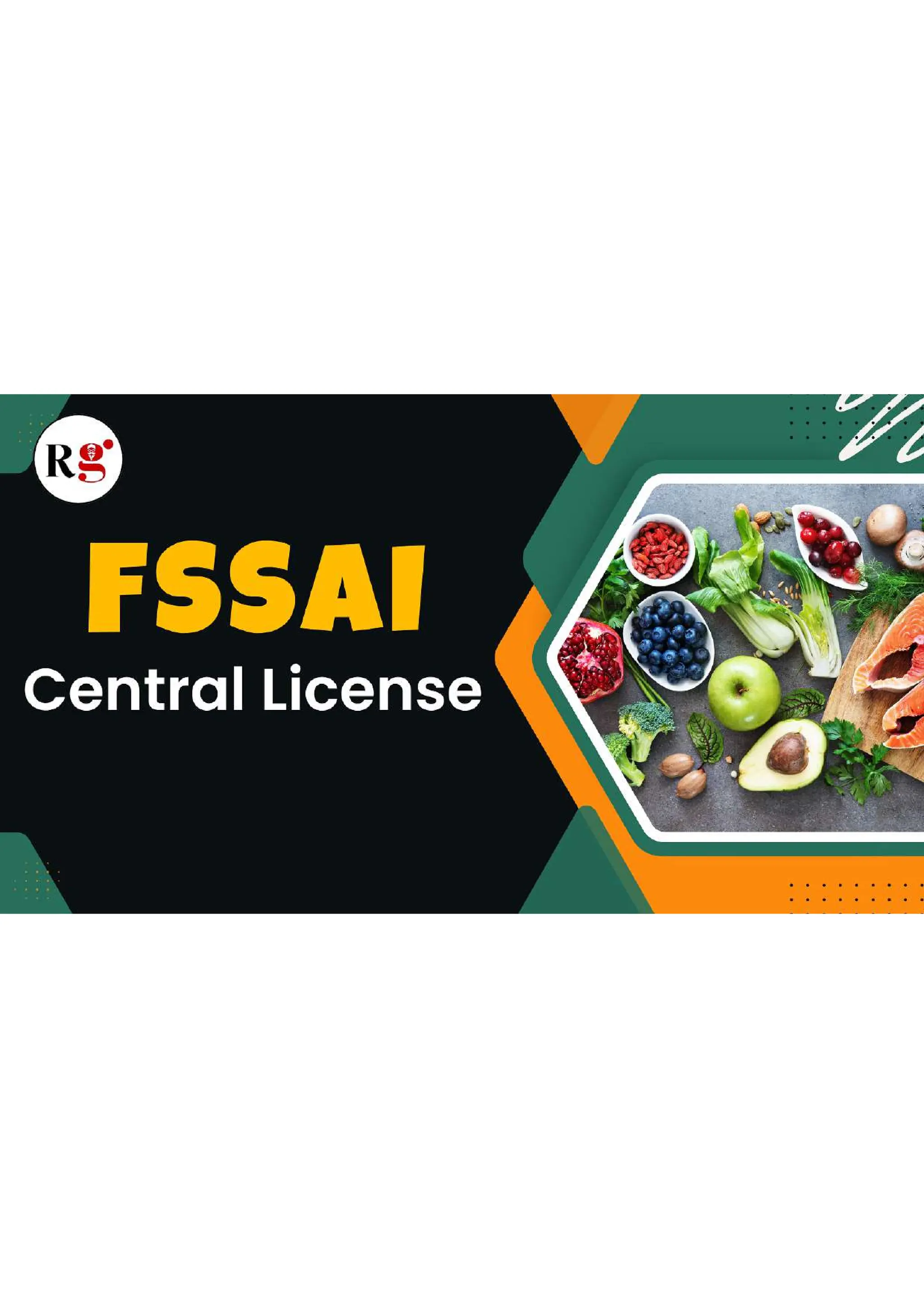 FSSAI Central License with registration guru | PDF