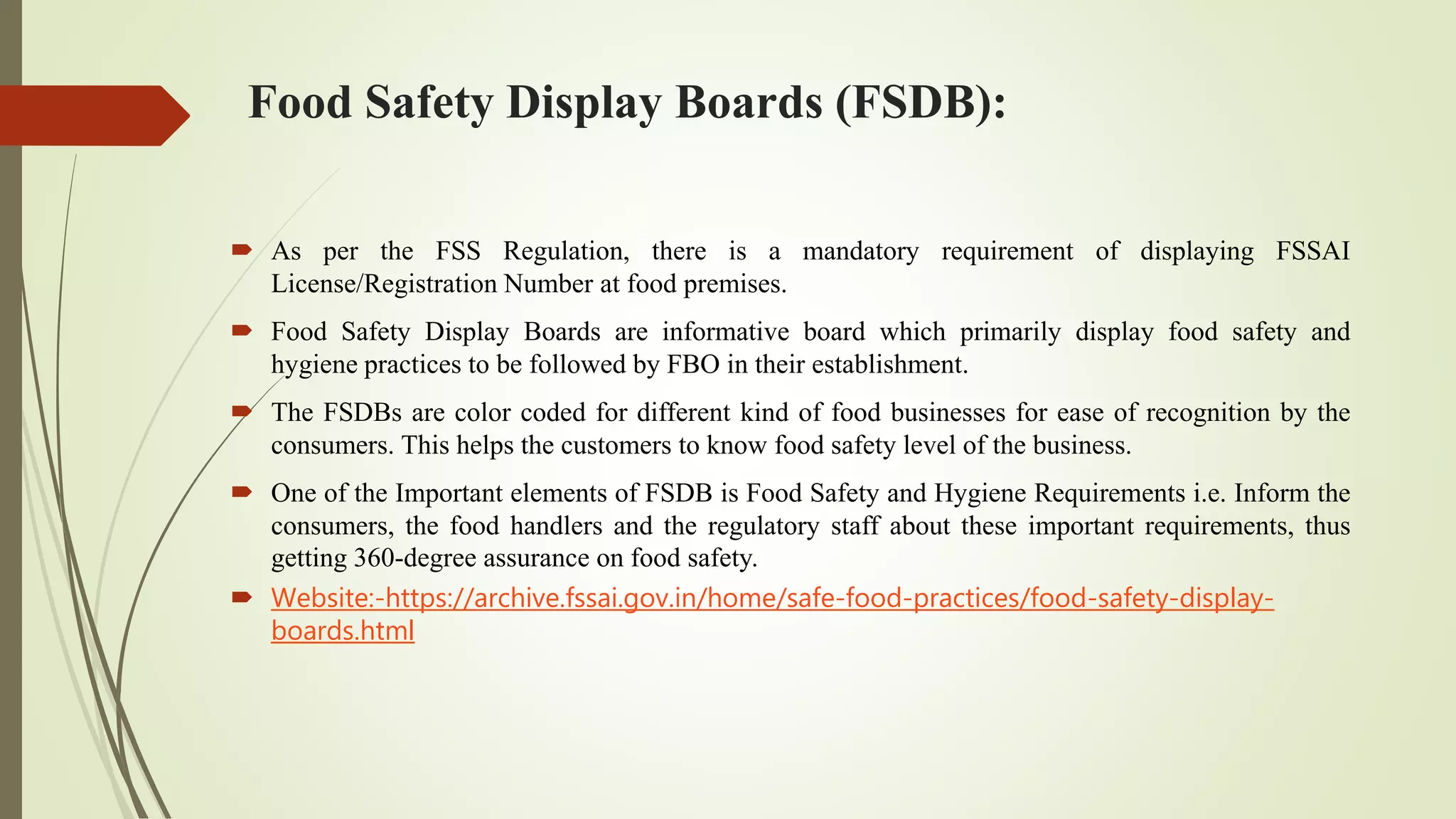 FSSAI Initiatives towards FSMS | PPTX