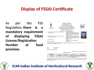 FSSAI Licensing procedures for processors | PPT