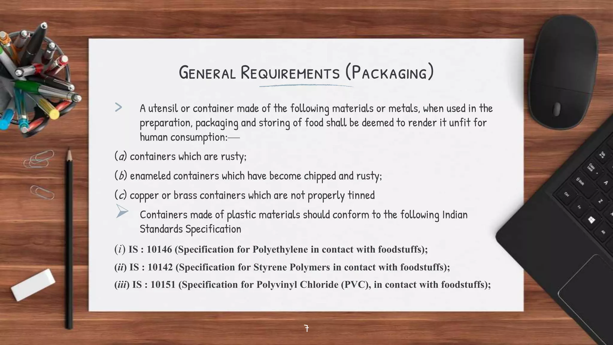 Fssai packaging & labeling | PPTX