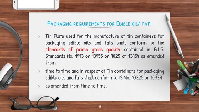 Fssai packaging & labeling | PPTX | Chemistry | Science
