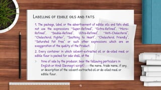 Fssai packaging & labeling | PPTX