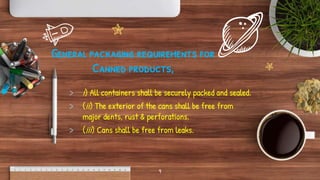 Fssai packaging & labeling | PPTX