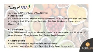 How to get FSSAI Registration | FSSAI Licensing & Registration System | PPT