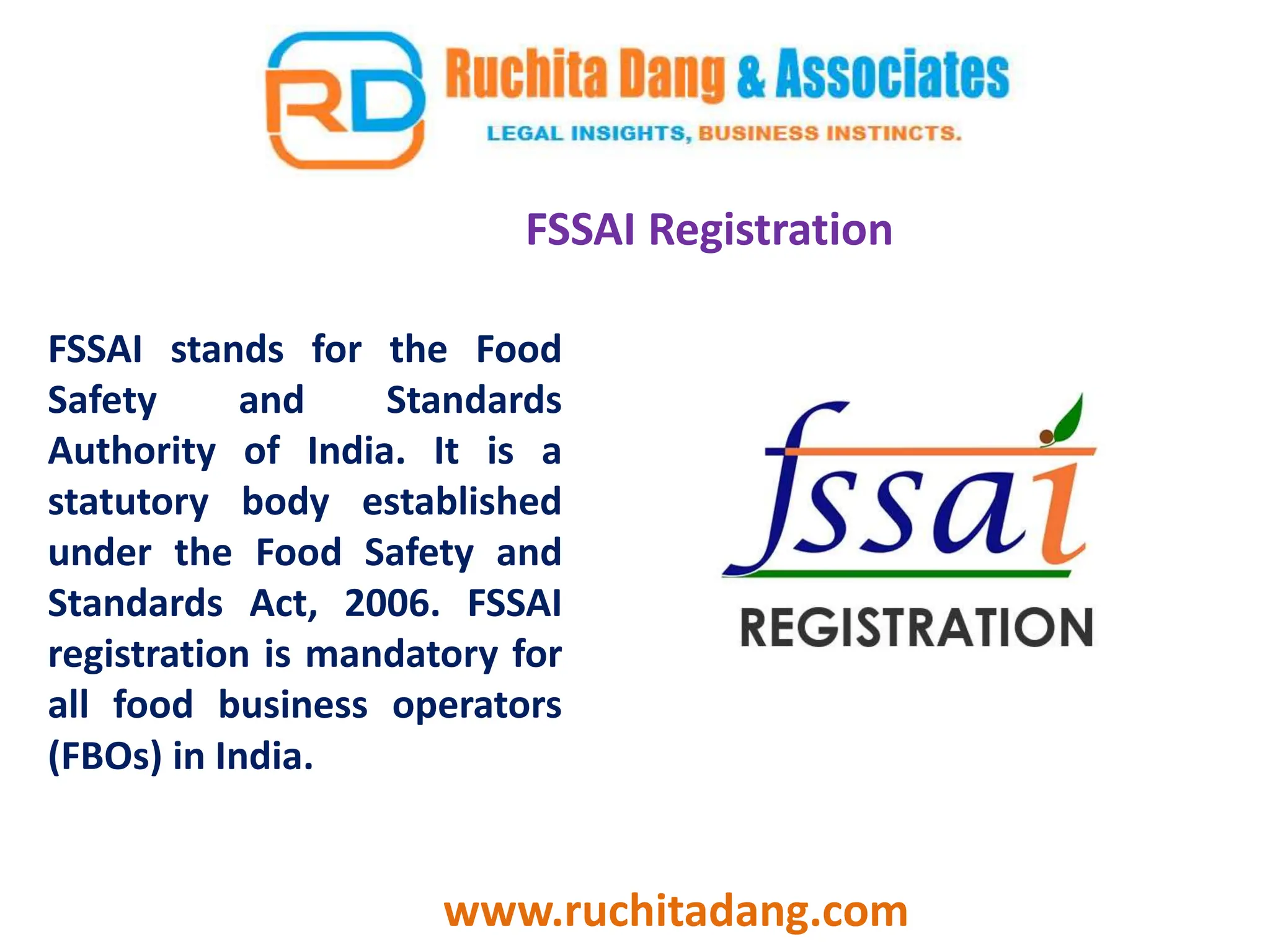 FSSAI Registration Consultant and FSSAI Food Licence Registration in ...