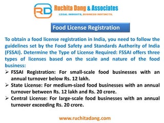 FSSAI Registration Consultant and FSSAI Food Licence Registration in ...