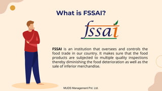 FSSAI Registration Process, License and Renewal | PPT