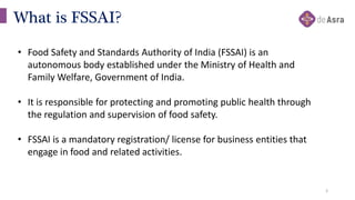 FSSAI Registration | FSSAI Registration Documents | PPTX
