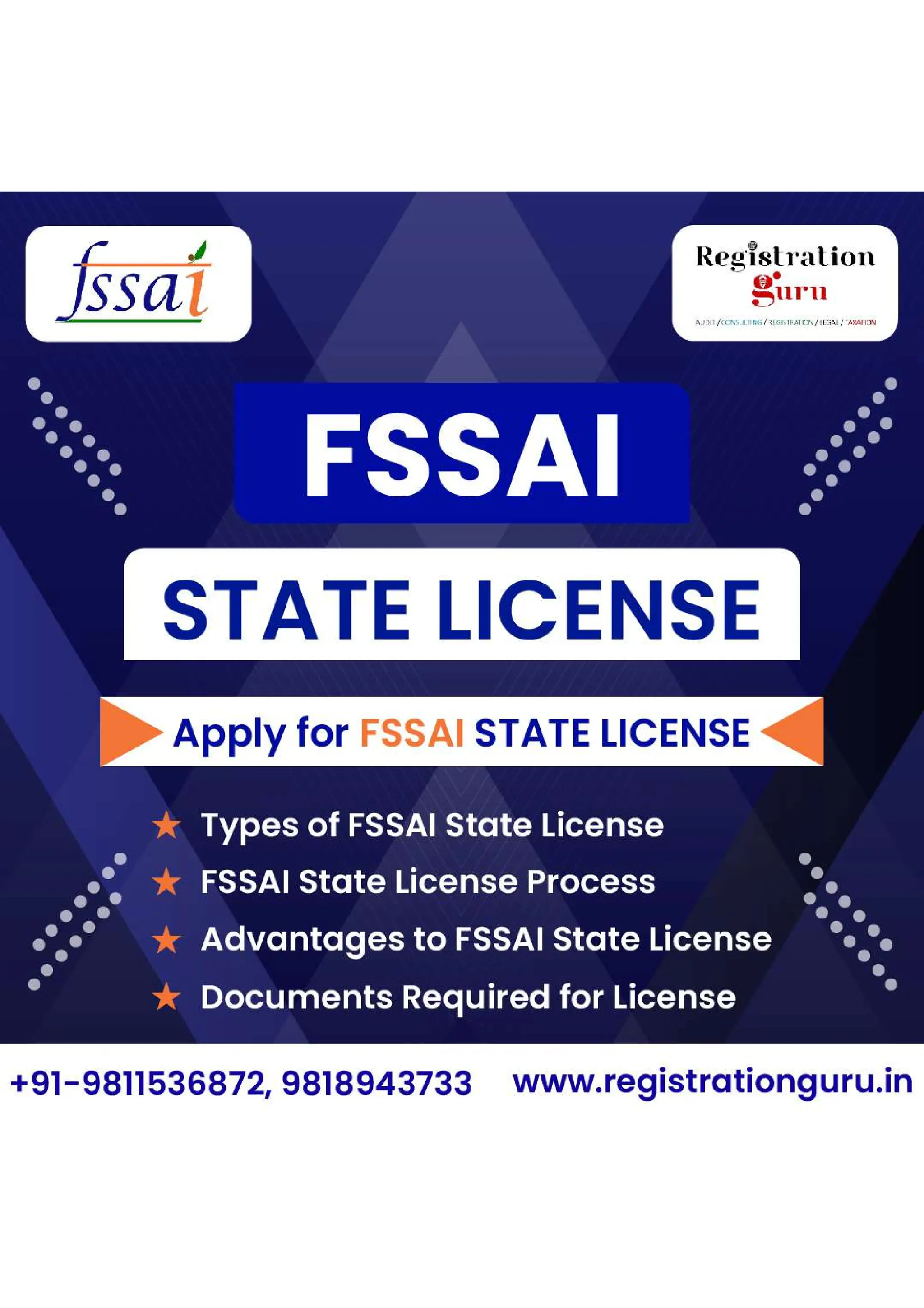 fssai state license registration in India | PDF