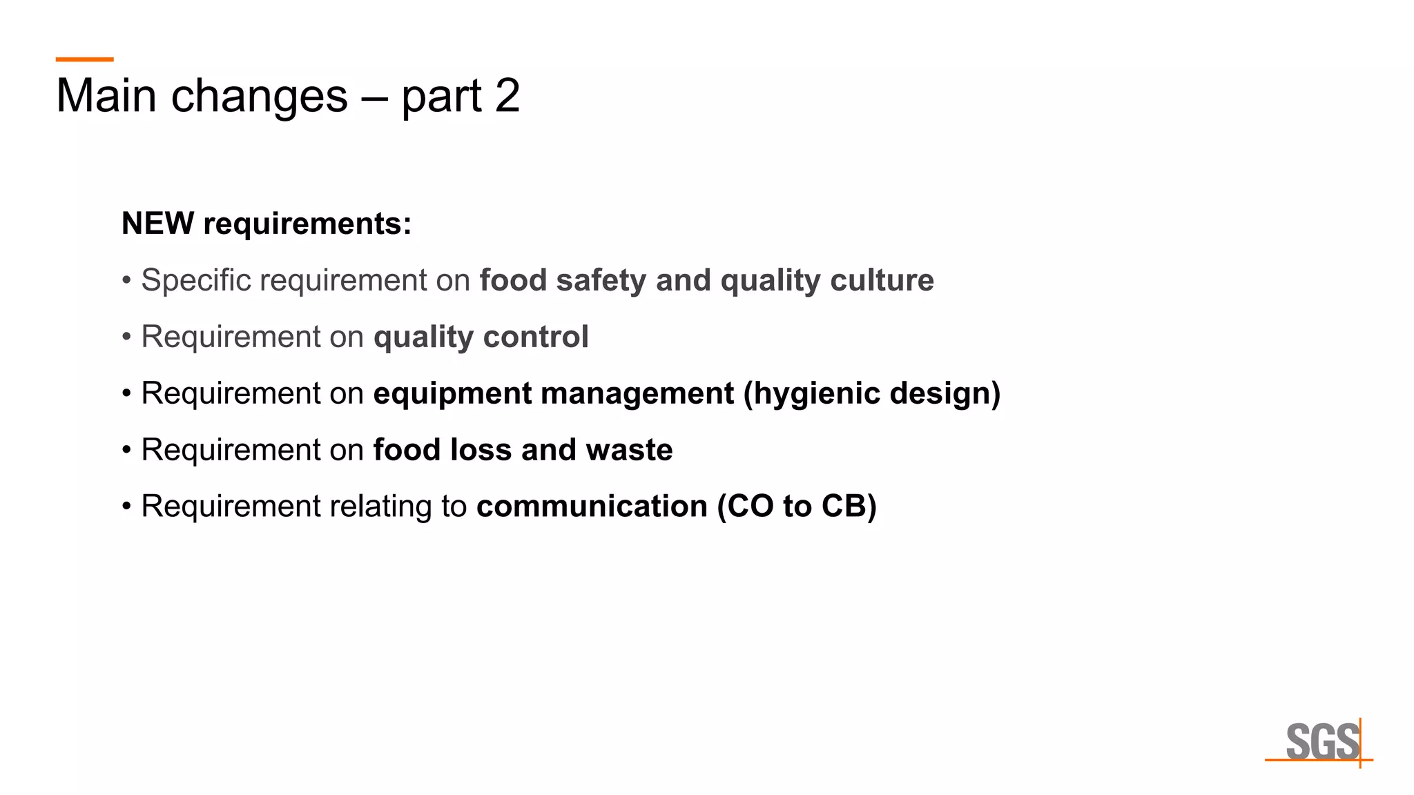 FSSC Version 6 changes | PPTX