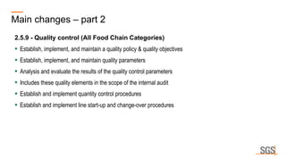 FSSC Version 6 changes | PPTX