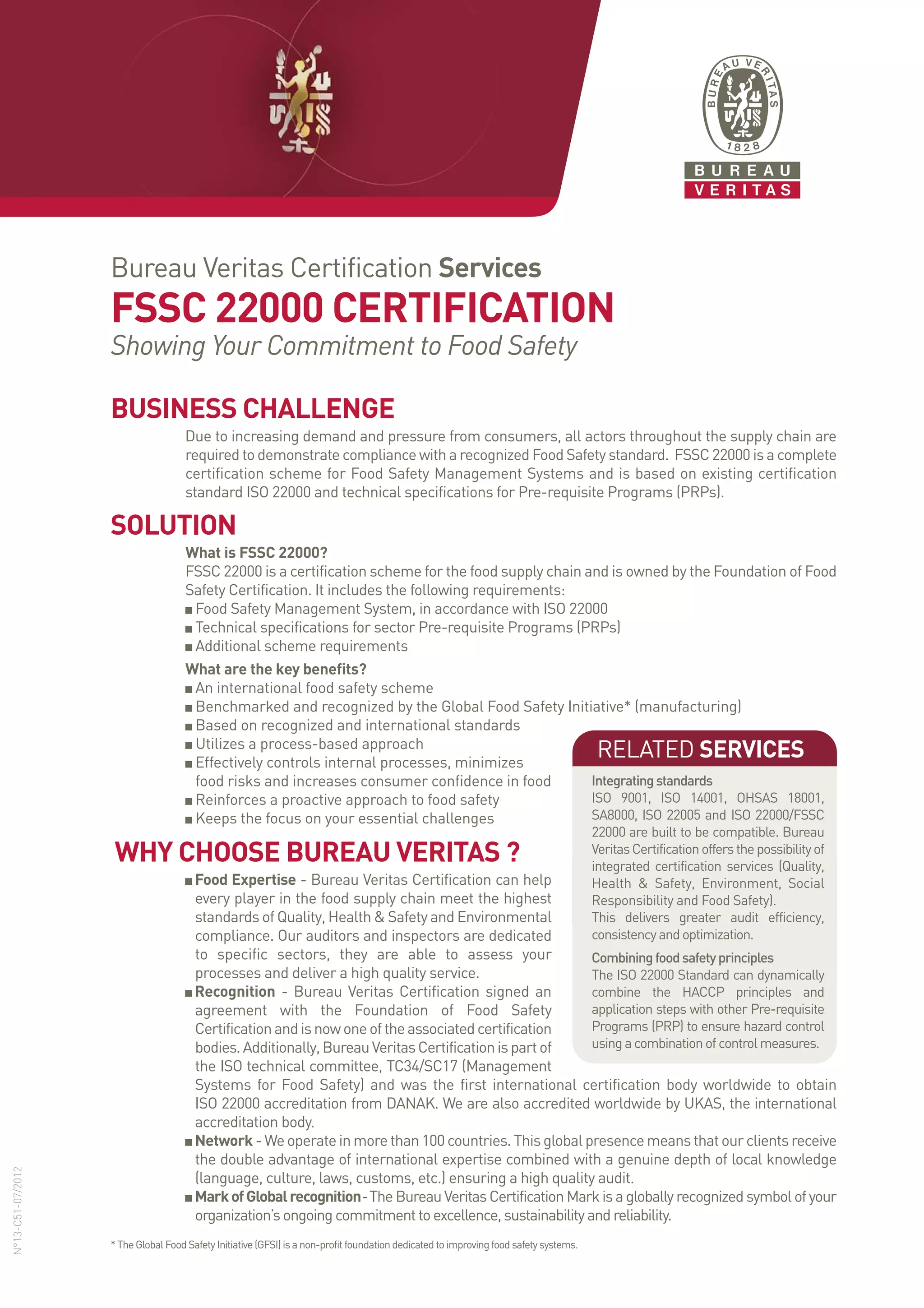 FSSC 22000 CERTIFICATION | PDF | Food Industry | Industries