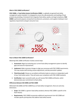 FSSC 22000 Certification Key Elements Requirements and Benefits.docx ...