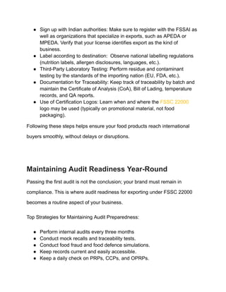 FSSC 22000 for Export-Focused Food Brands – A Complete Roadmap.pdf