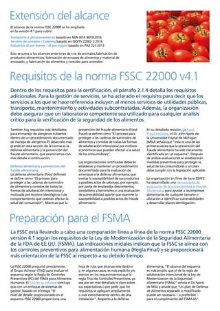 FSSC 22000 versión 4.1 - guía general de los nuevos requisitos | PDF