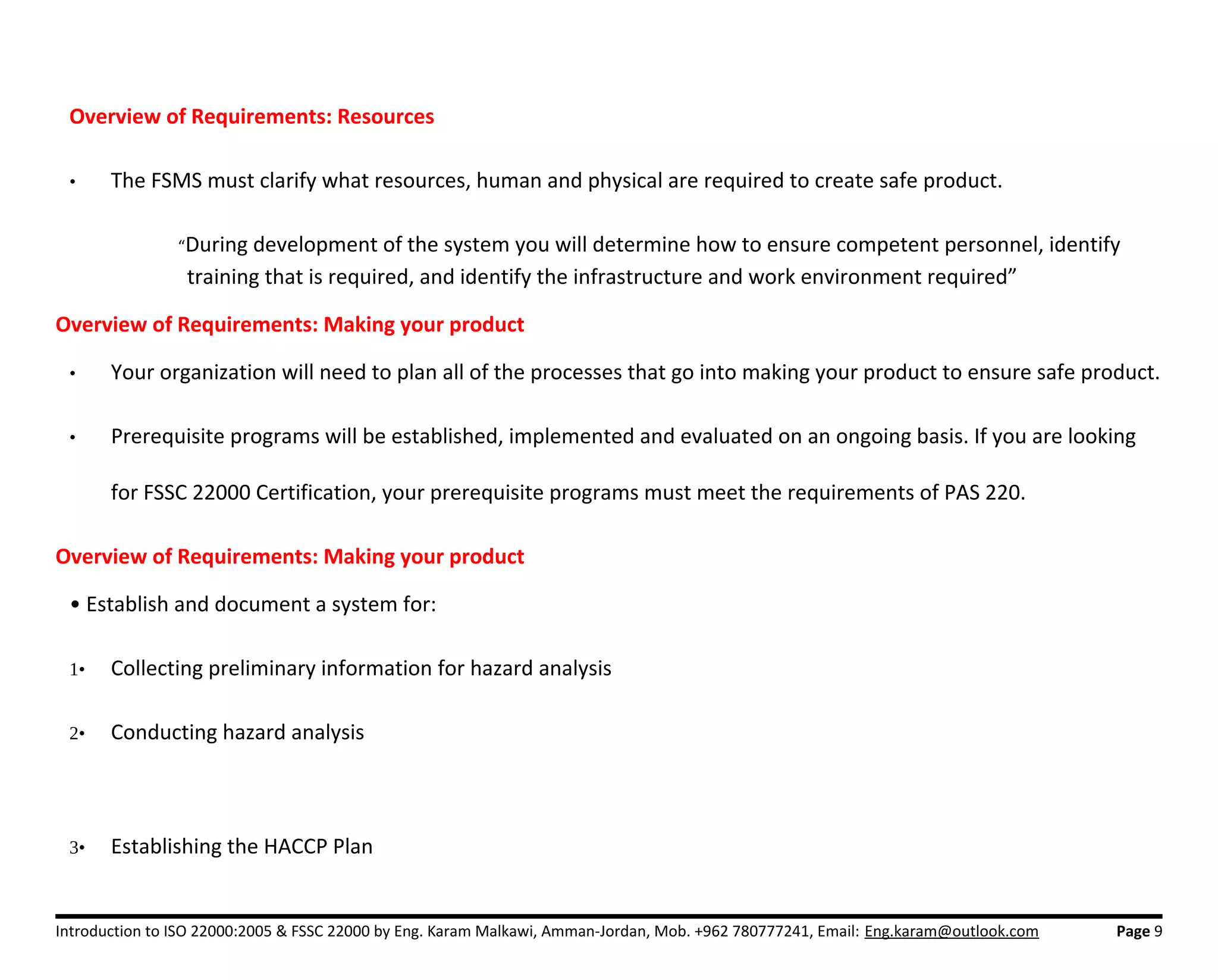 Fssc22000 vs ISO 22000 | DOC
