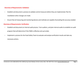 Fssc22000 vs ISO 22000 | DOC