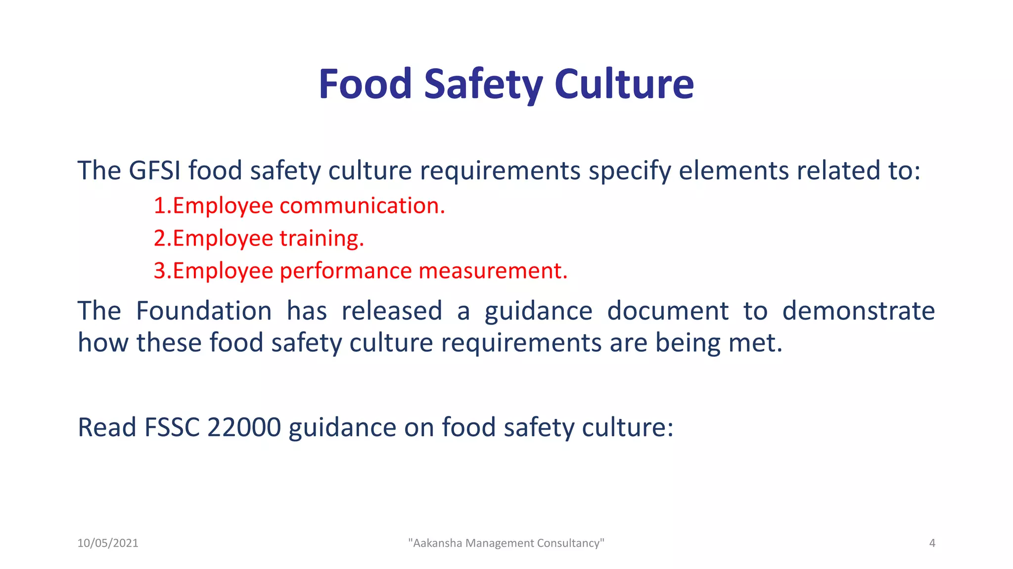 FSSC version 5.1 ppt | PDF