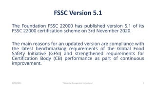 FSSC version 5.1 ppt | PDF