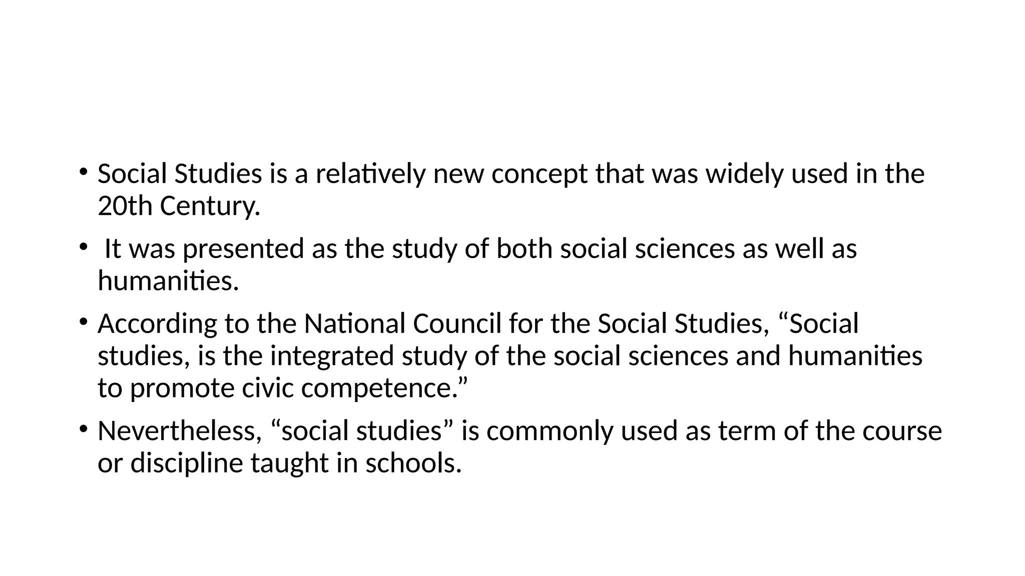 SOCIAL SCIENCE DEFINATION AND DESCRIPTION | PPT