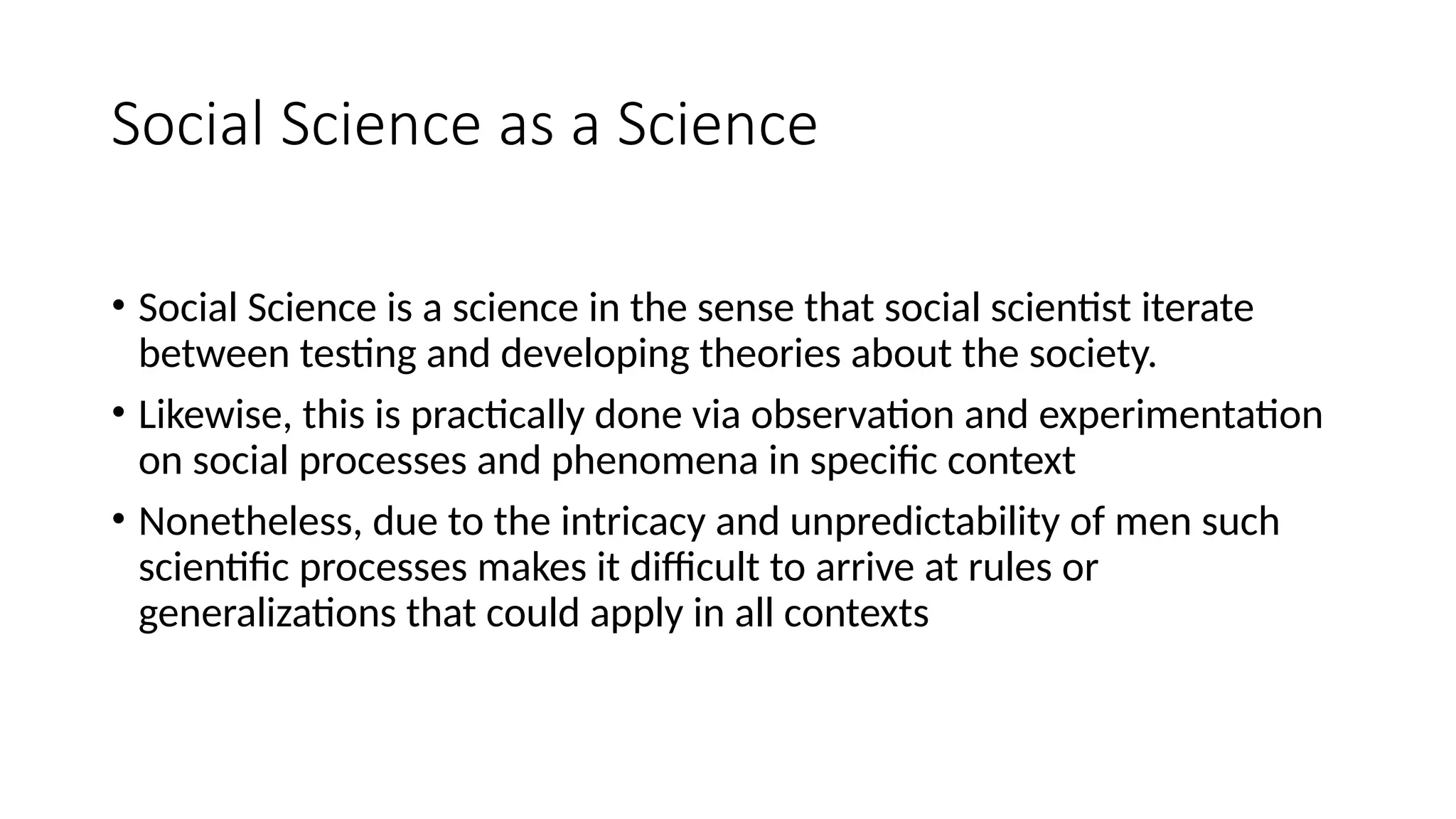 SOCIAL SCIENCE DEFINATION AND DESCRIPTION | PPT