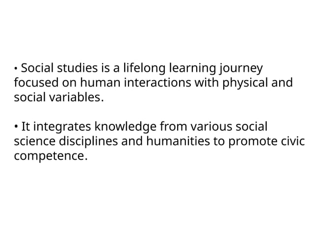SOCIAL SCIENCE VS SOCIAL STUDIES FSSE-GROUP 7.pptx | Education