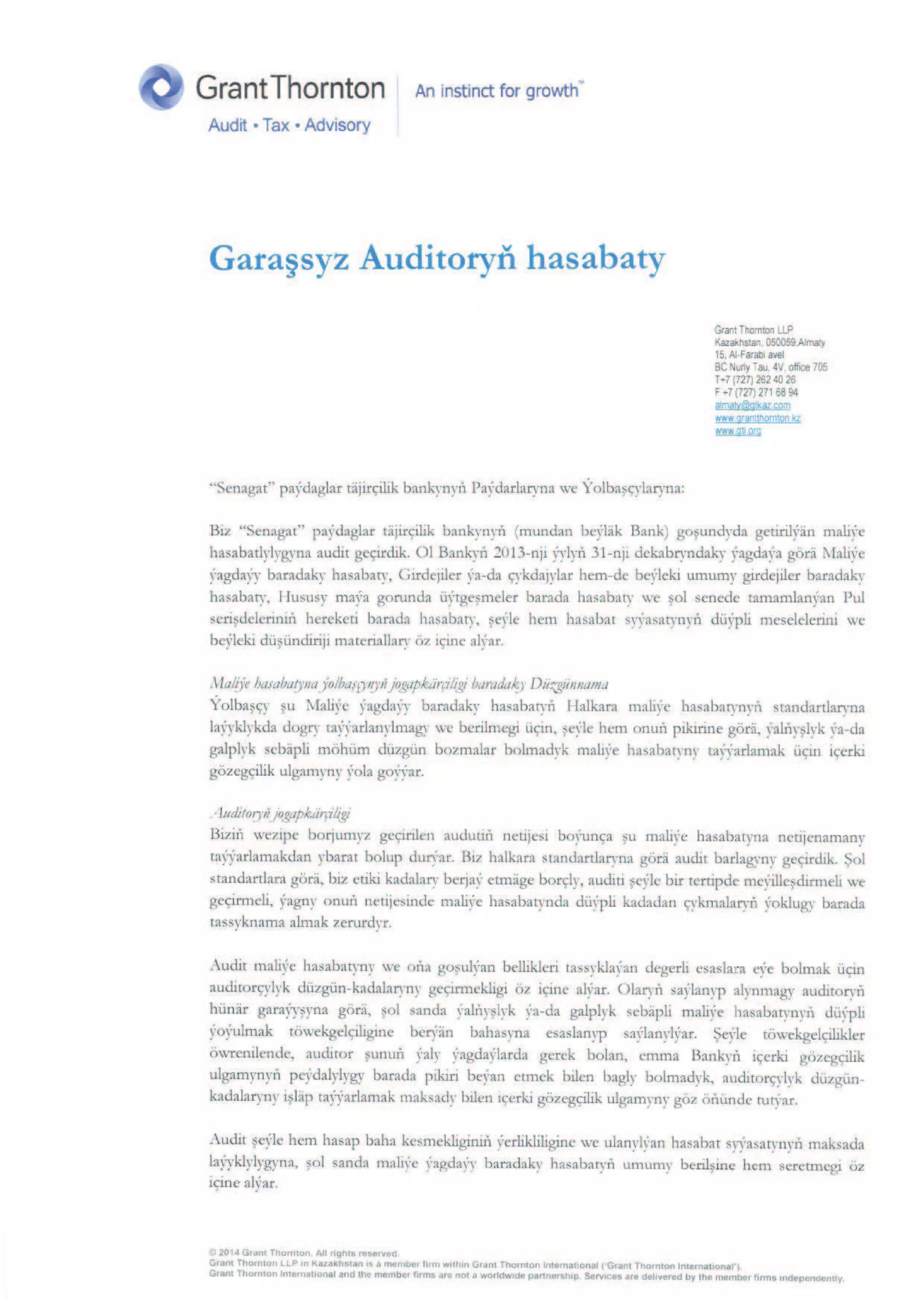 Fs senagat 2013_tkm | PDF