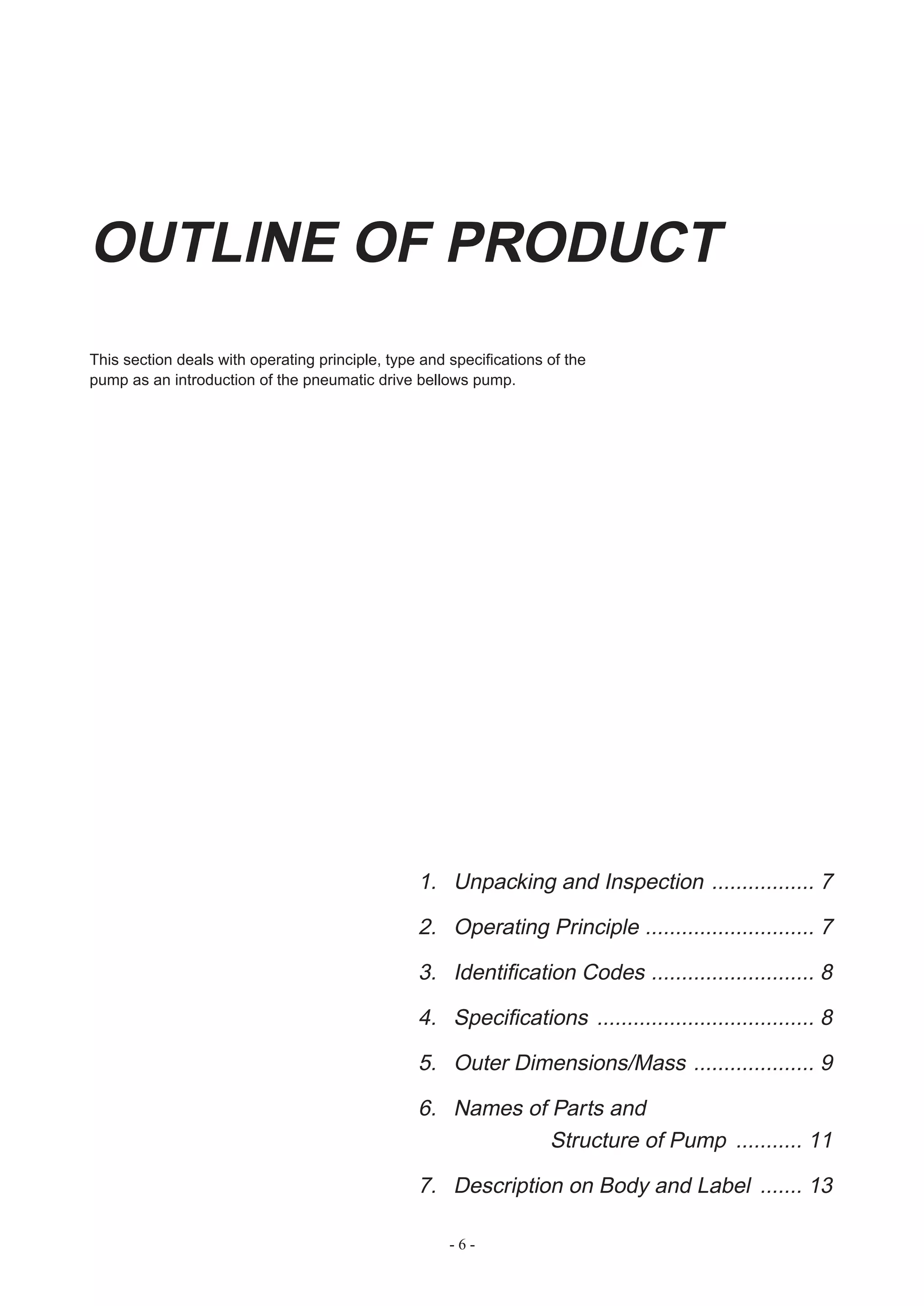 FS Series Pneumatic Drive Bellows Pump Instruction Manual | PDF
