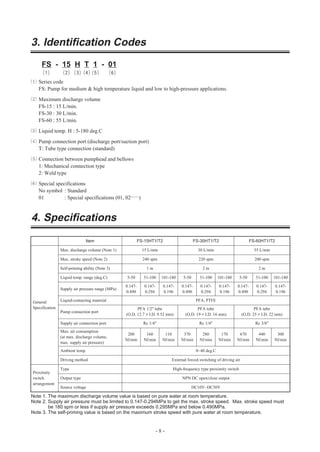 FS Series Pneumatic Drive Bellows Pump Instruction Manual | PDF