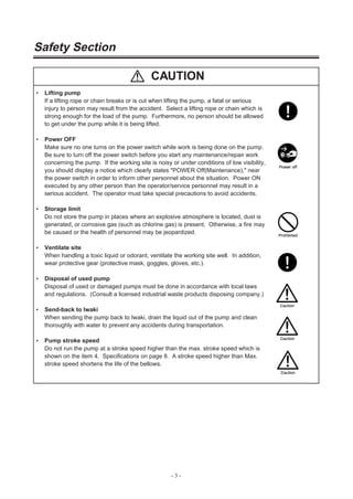 FS Series Pneumatic Drive Bellows Pump Instruction Manual | PDF