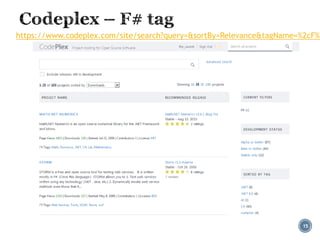 Fssf community overview | PPT