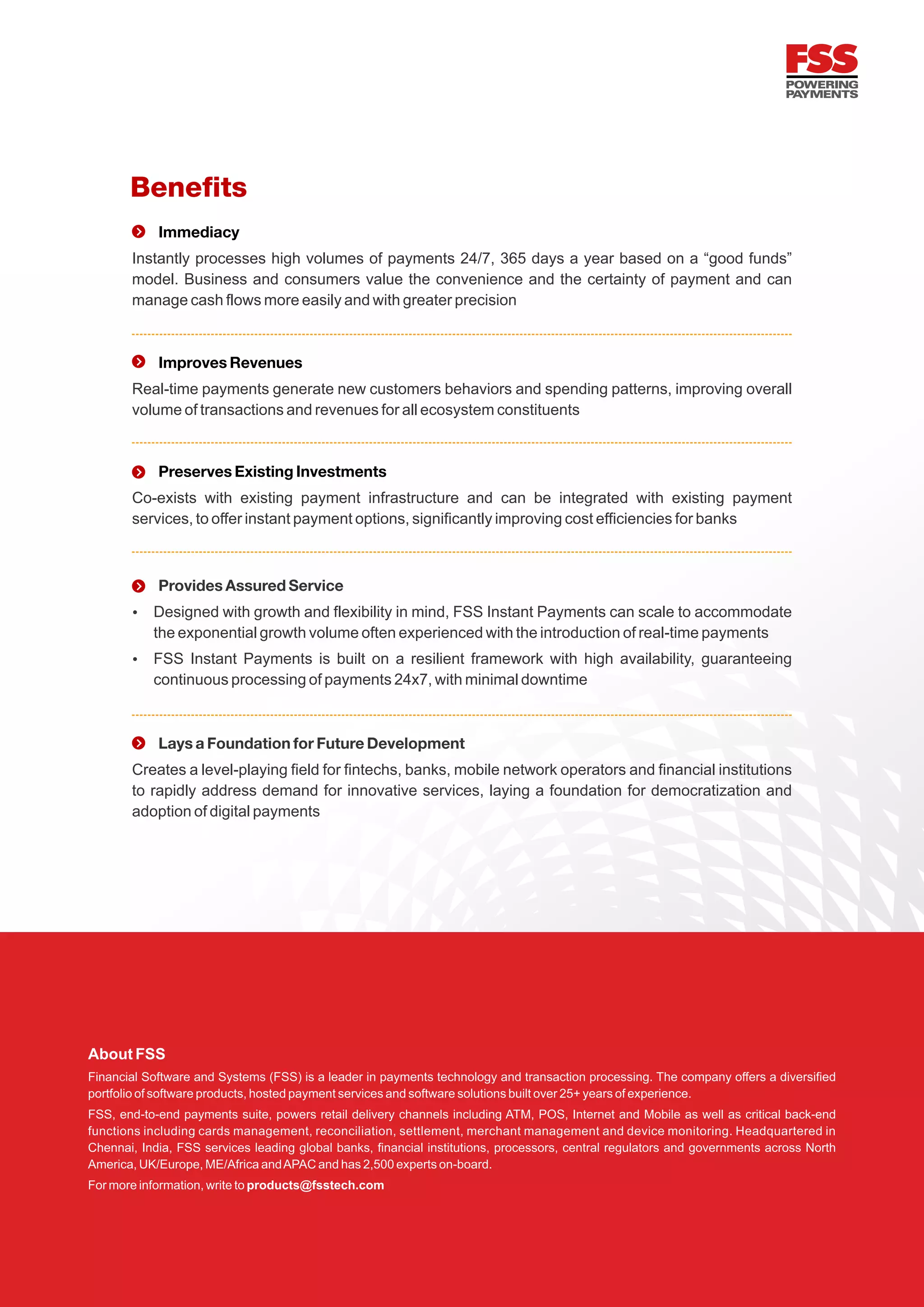 FSS Instant Payments | PDF