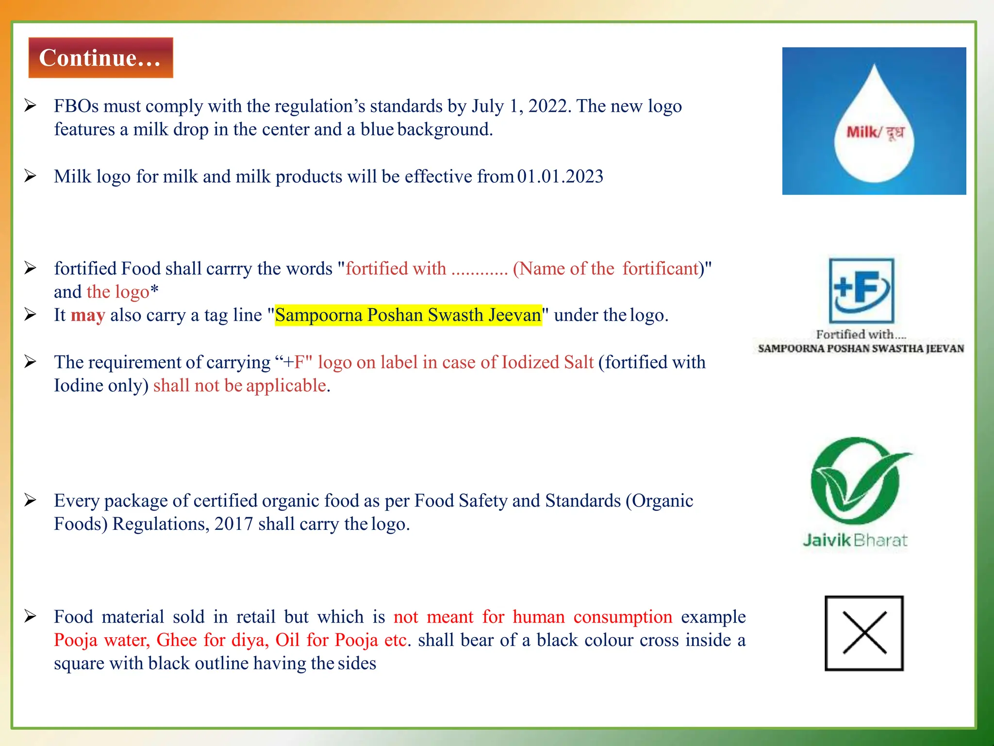 FSS LABELLING & DISPLAY REGULATION 2020.pptx | Healthy Cooking and ...