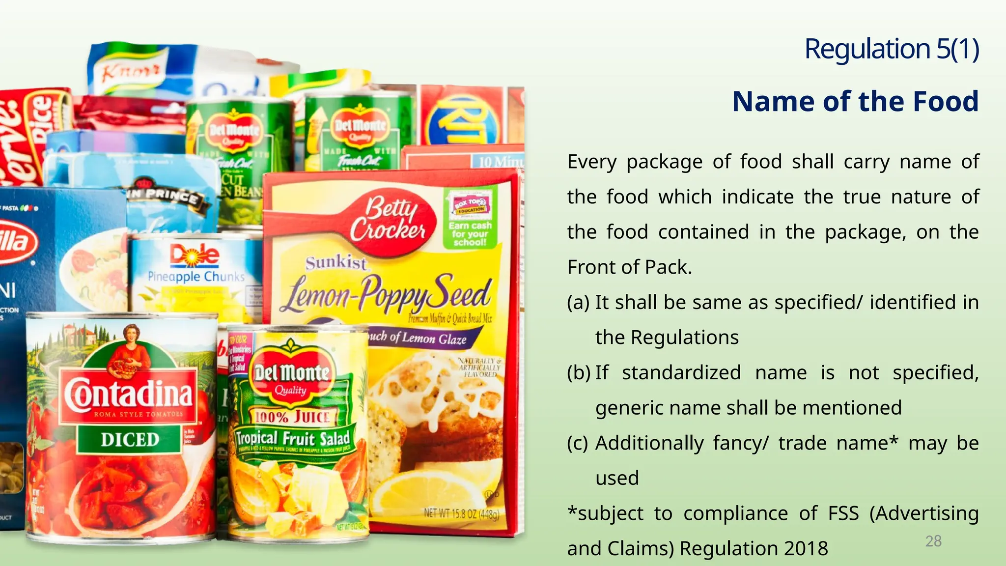 FSS Labelling & Display Regulations.pptx