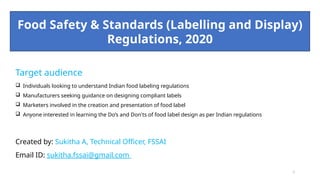 FSS Labelling & Display Regulations.pptx