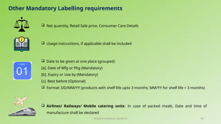 FSS Labelling & Display Regulations.pptx
