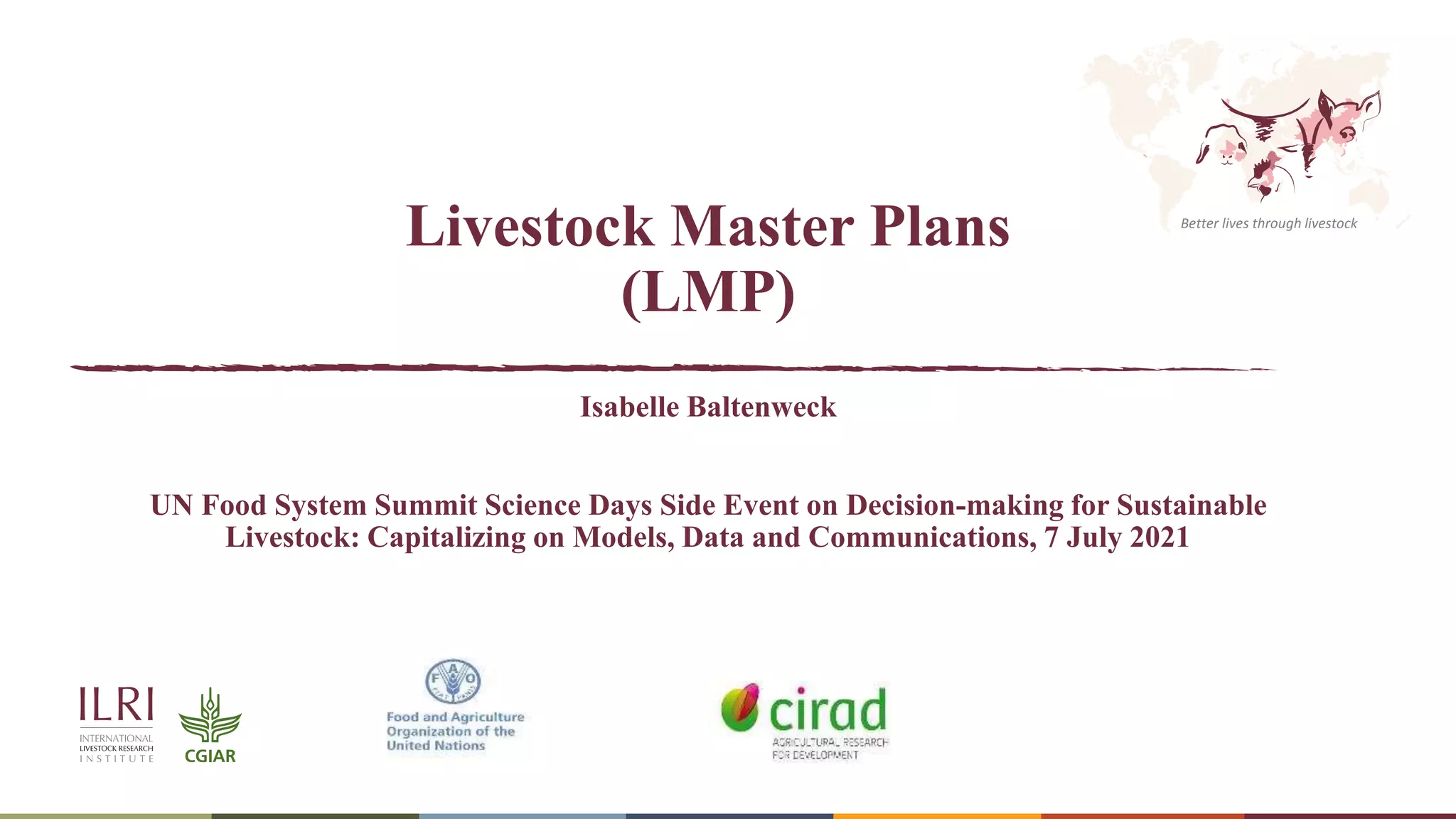 Livestock Master Plans (LMP) | PPT