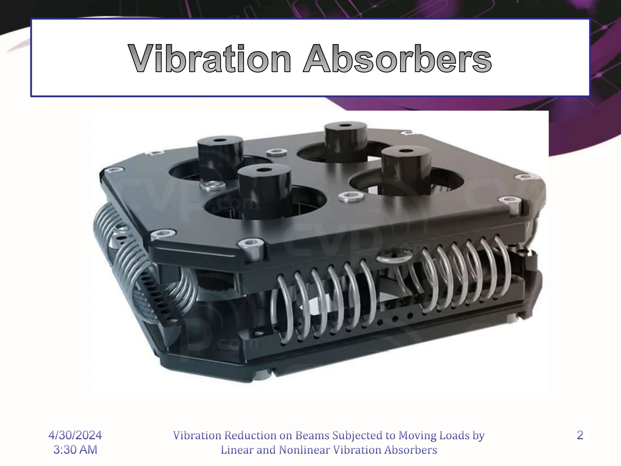 Vibration Reduction on Beams Subjected to Moving Loads by Linear and Nonlinear Vibration ...
