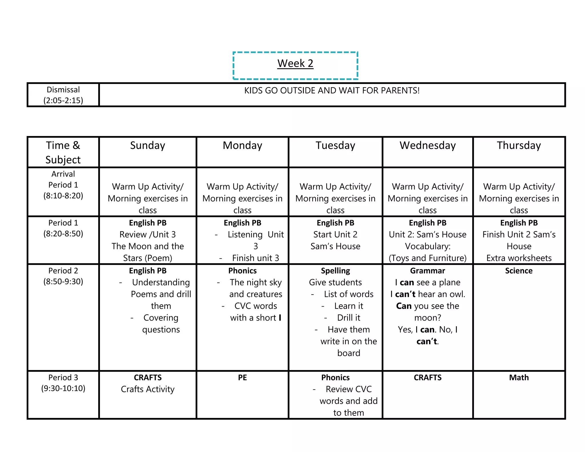 FSS Weekly Lesson Plan for Grade 1.docx