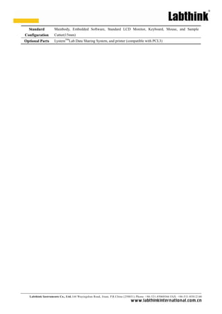 Fst 01 Film Thermal Shrinkage Tester | PDF