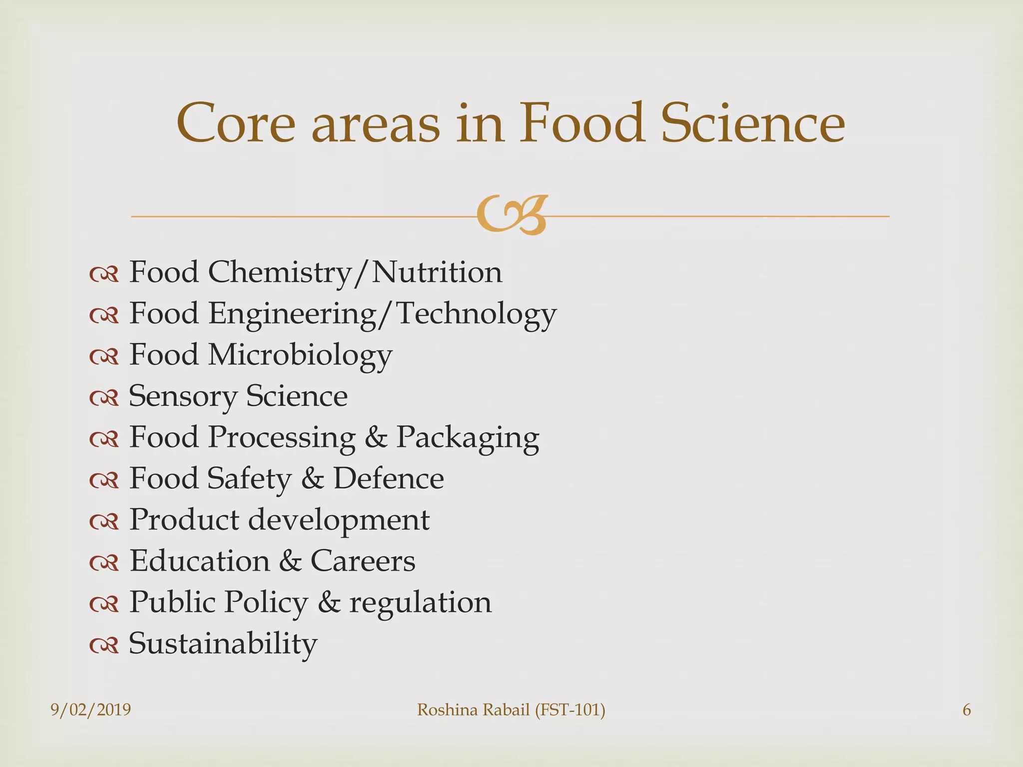 Introduction to Food Science and Technology 101 | PPTX | Food Industry ...