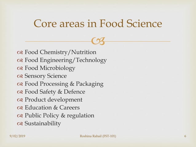 Introduction to Food Science and Technology 101 | PPTX | Food Industry ...