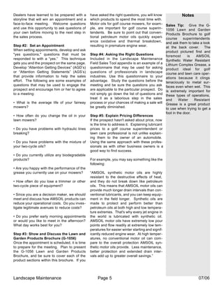 landscape maintenance AMSOIL | PDF